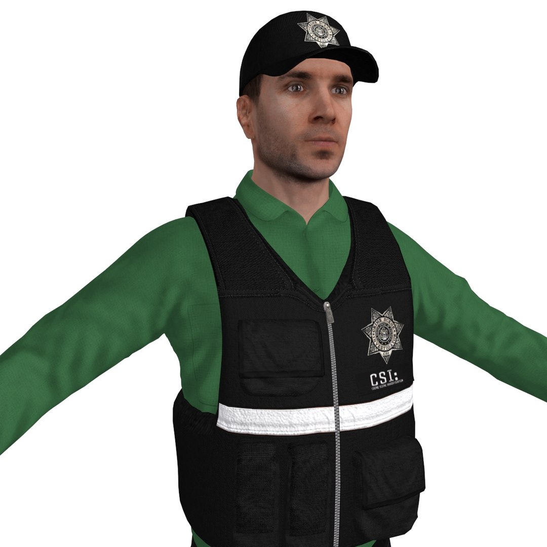 Csi Agent 4 3d Model