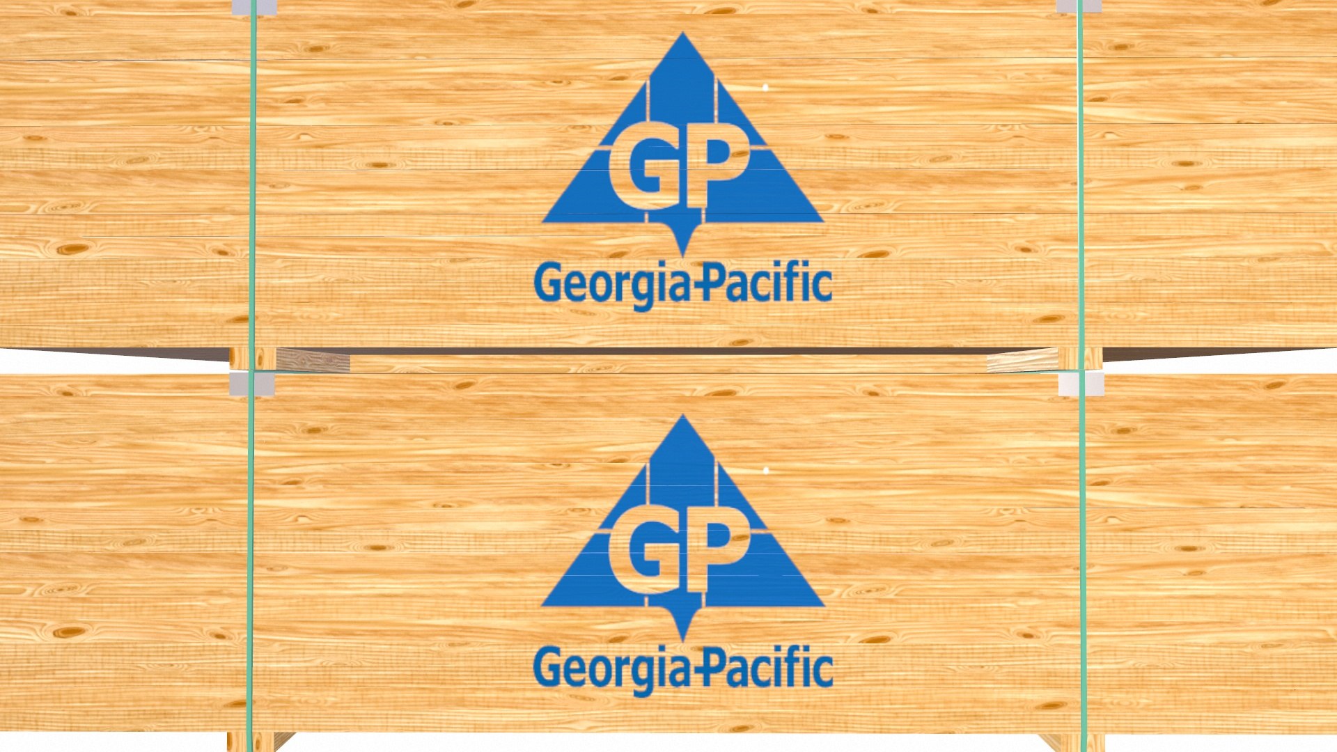 3D Model Gerogia Pacific Stack Of Wooden Beams PBR - TurboSquid 2371178