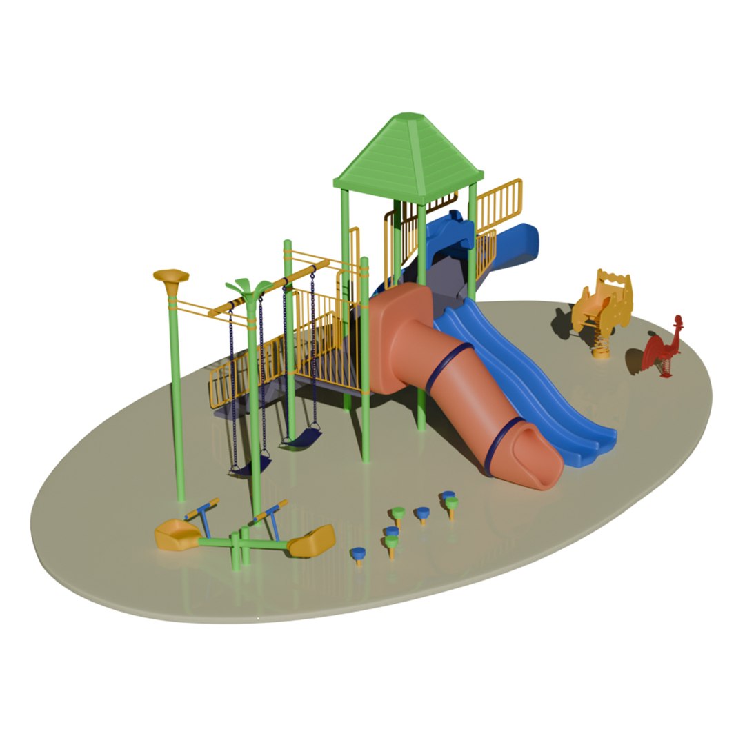 Playground Kids 3D Model - TurboSquid 2245207