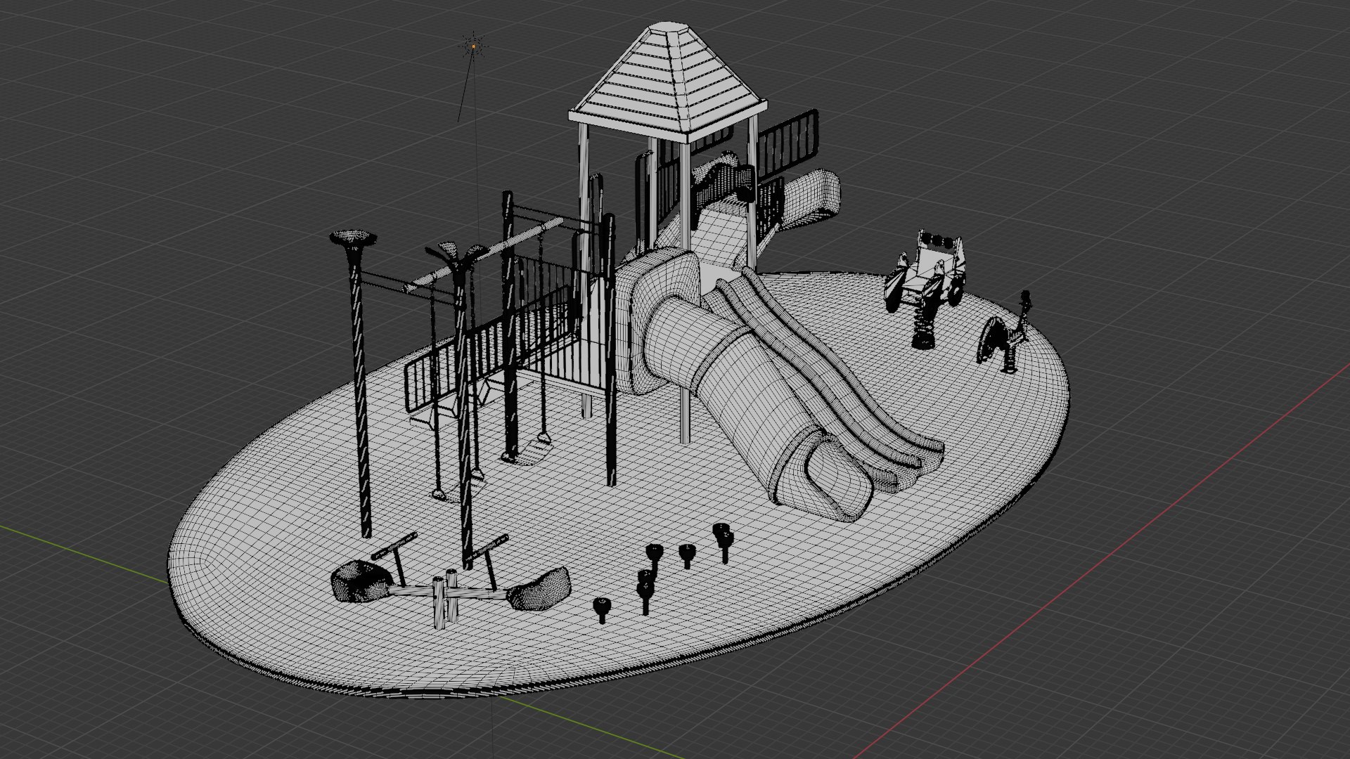 Playground Kids 3D Model - TurboSquid 2245207