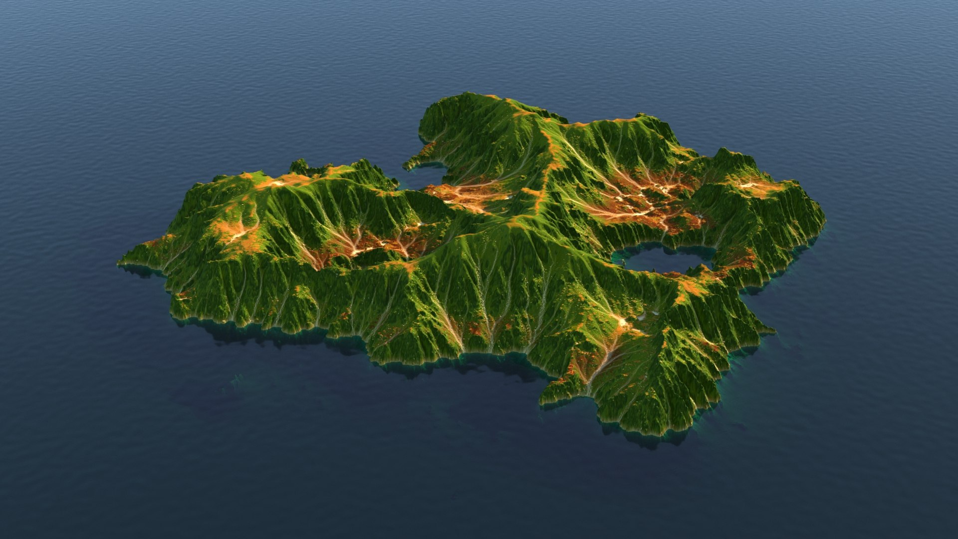 Island Terrain 01 3D Model - TurboSquid 2019309