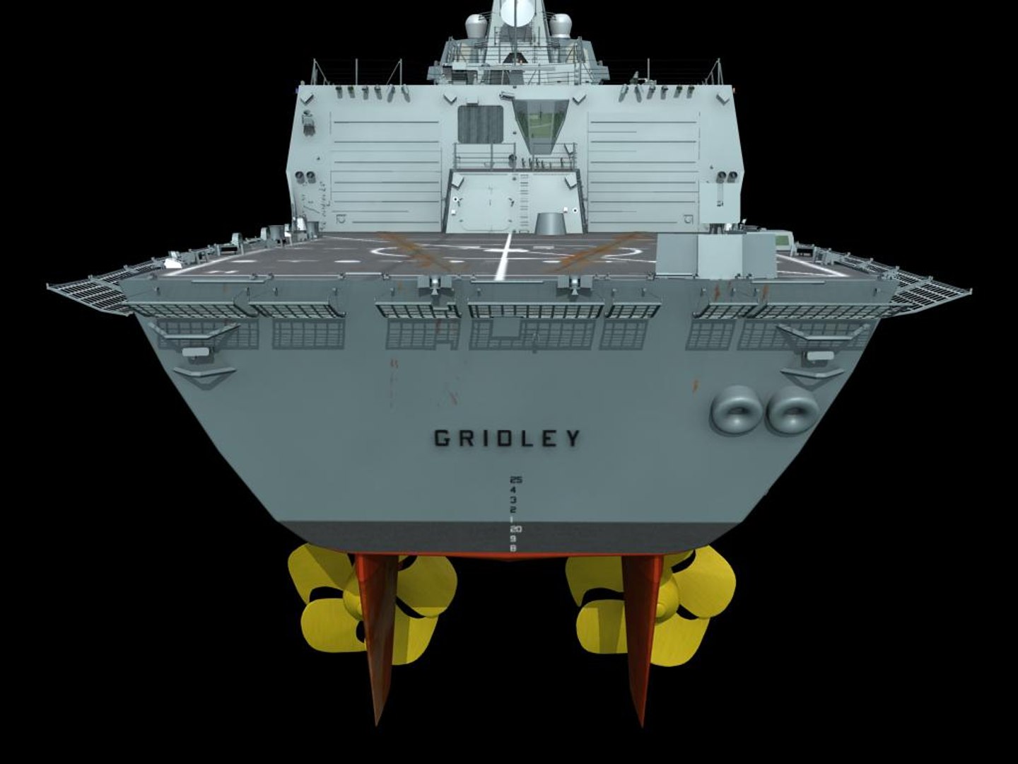 3d model ddg destroyer