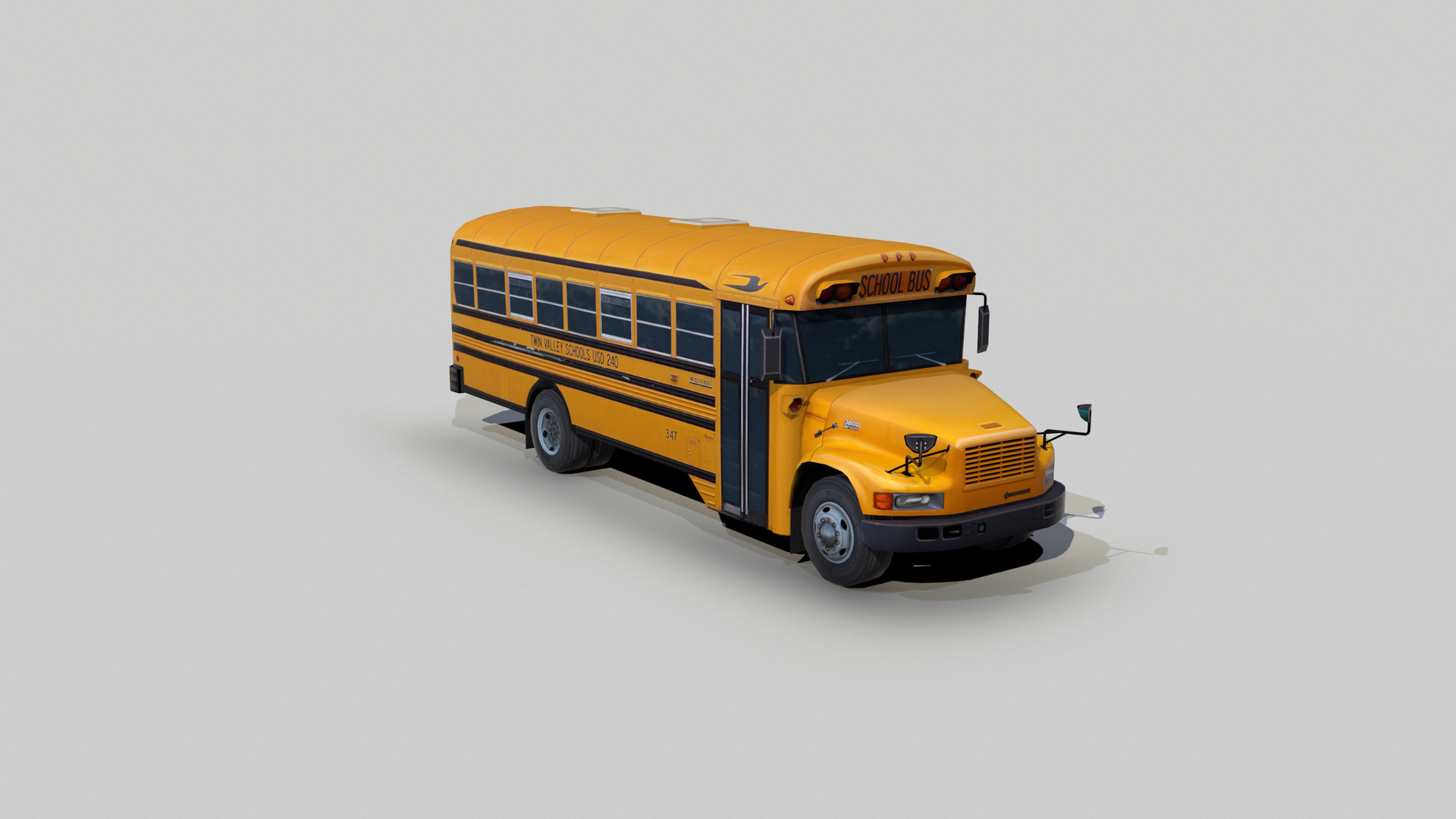 3D Model International 3800 School Bus - TurboSquid 1385975