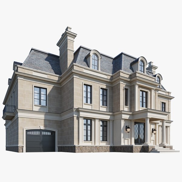 클래식 하우스 3 3D 모델 - TurboSquid 1779114
