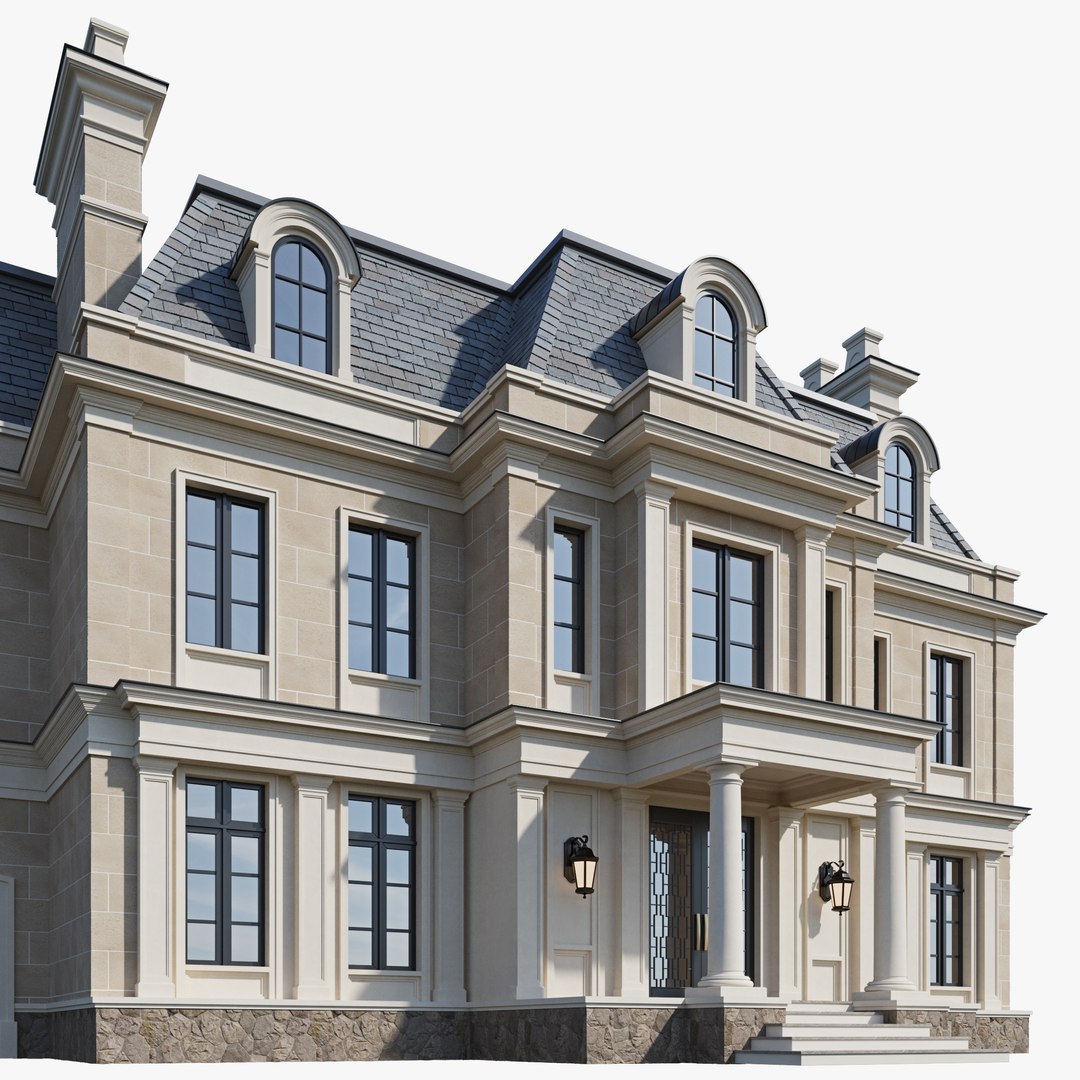 3D Classic House 3 - TurboSquid 1779114