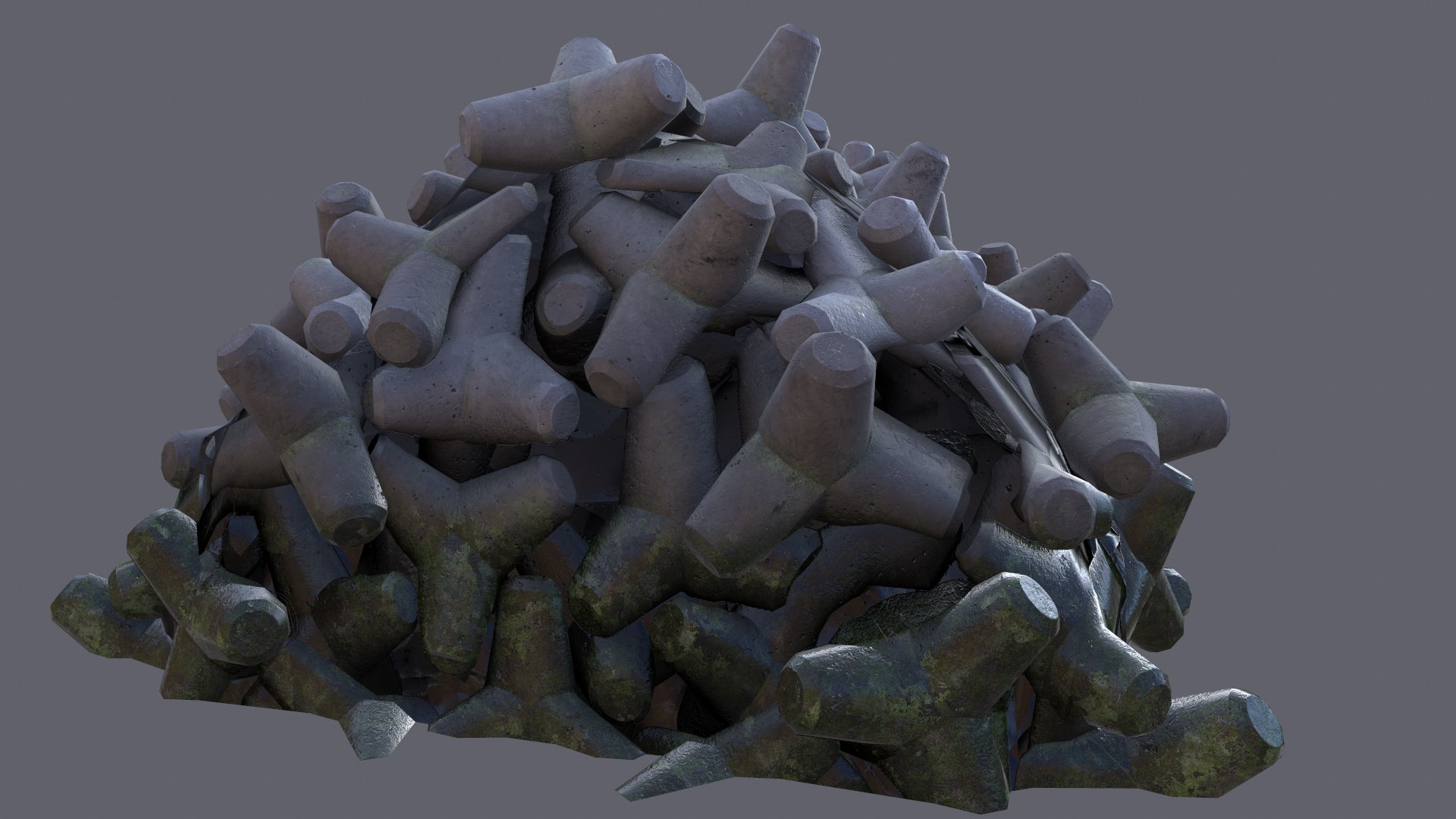 3D Model Breakwater Real-time - TurboSquid 2079618