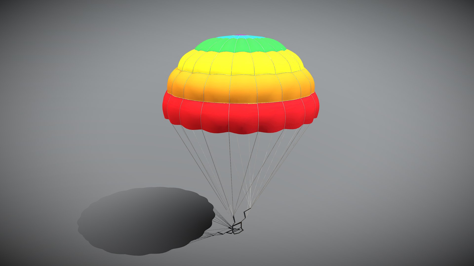 2 Parachutes 3D Model - TurboSquid 2461454