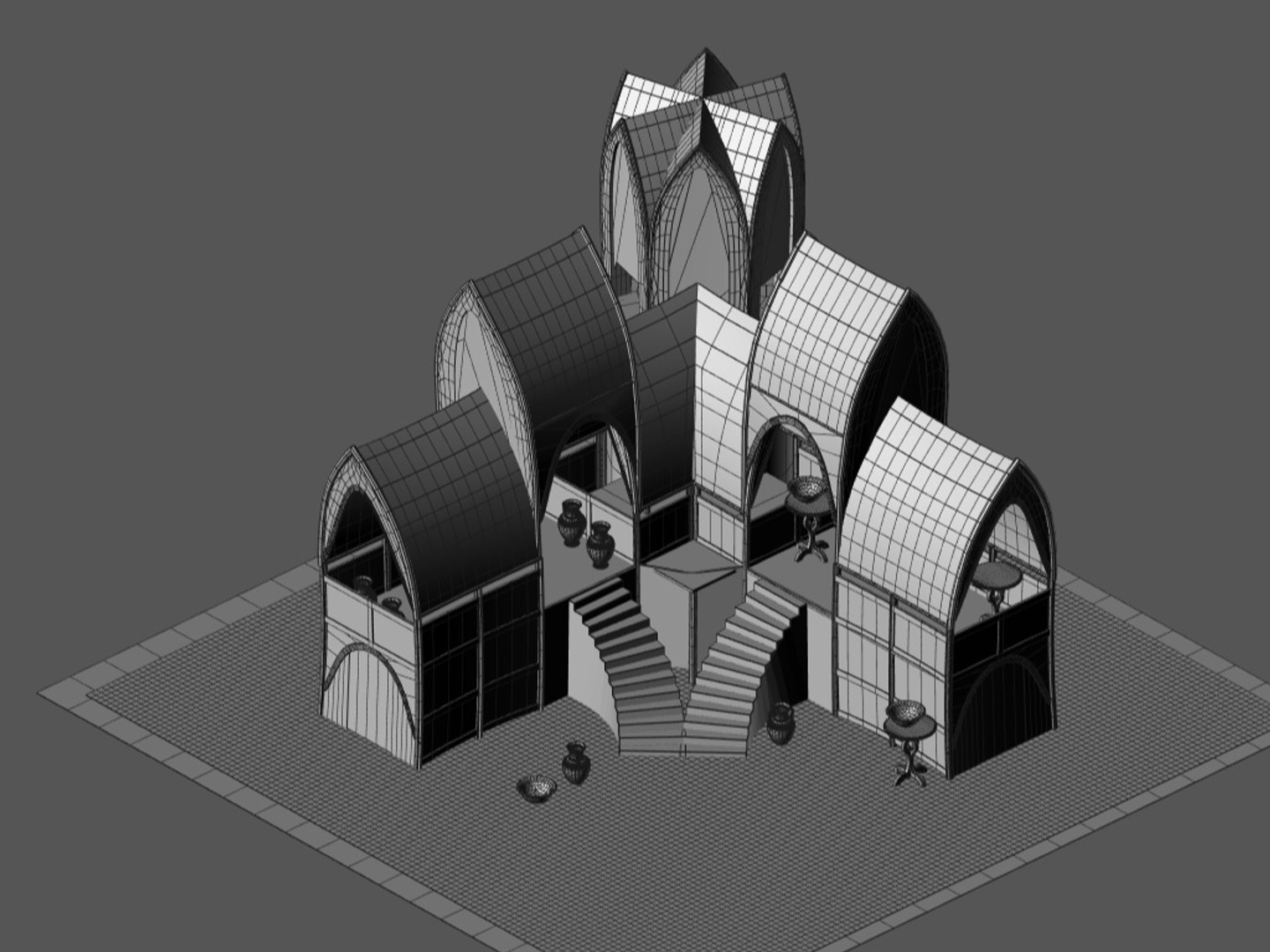 Elves Buildings 3D Model - TurboSquid 1465731