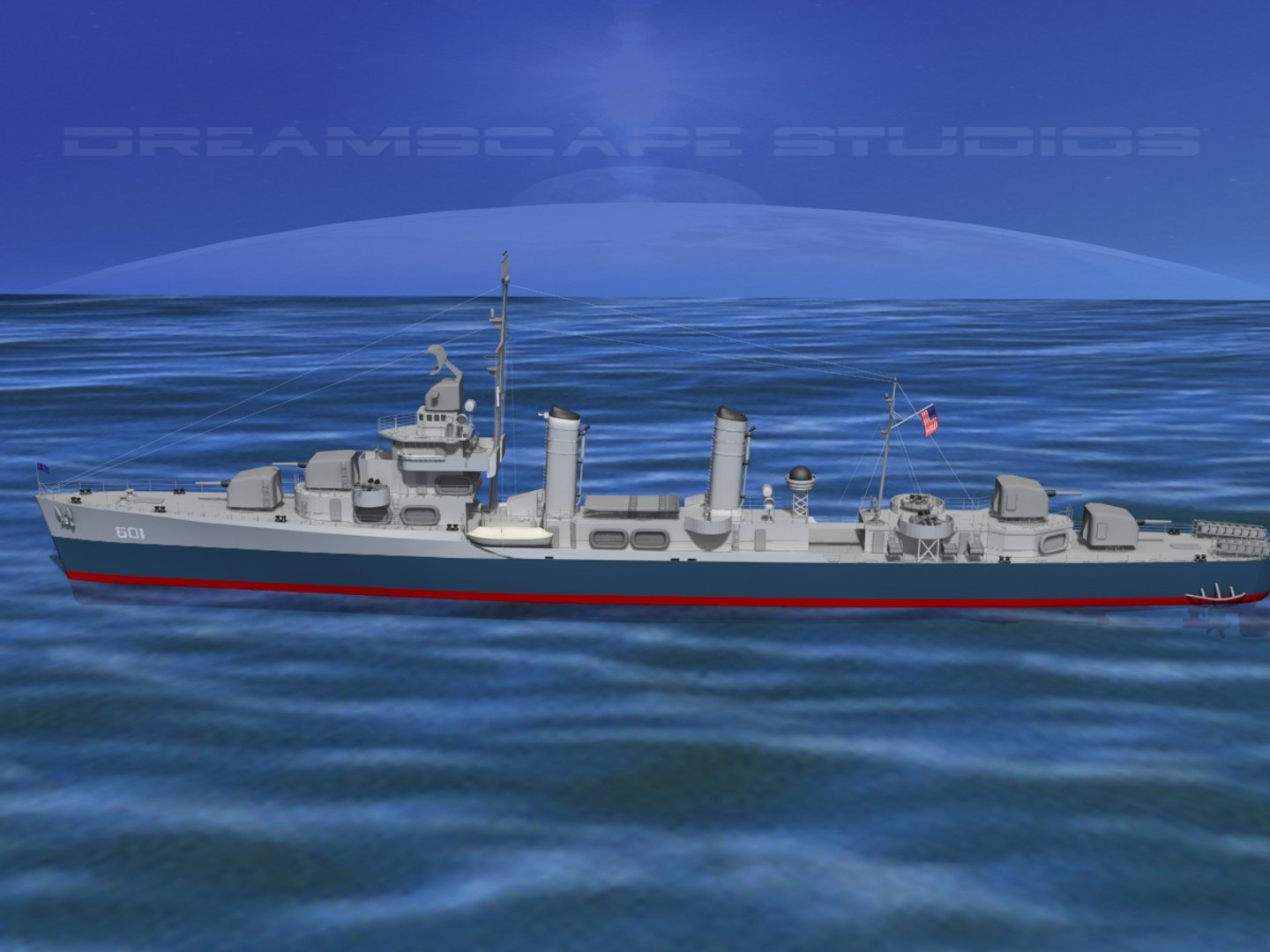 Anti-aircraft Class Destroyers Obj