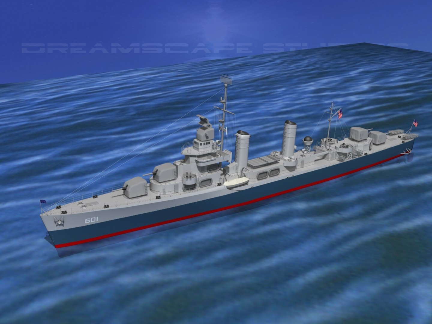 Anti-aircraft Class Destroyers Obj
