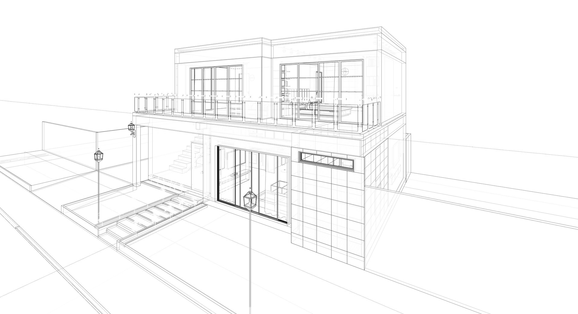 3D Small House - Sketchup Pro 2021 Vray Model - TurboSquid 1855389