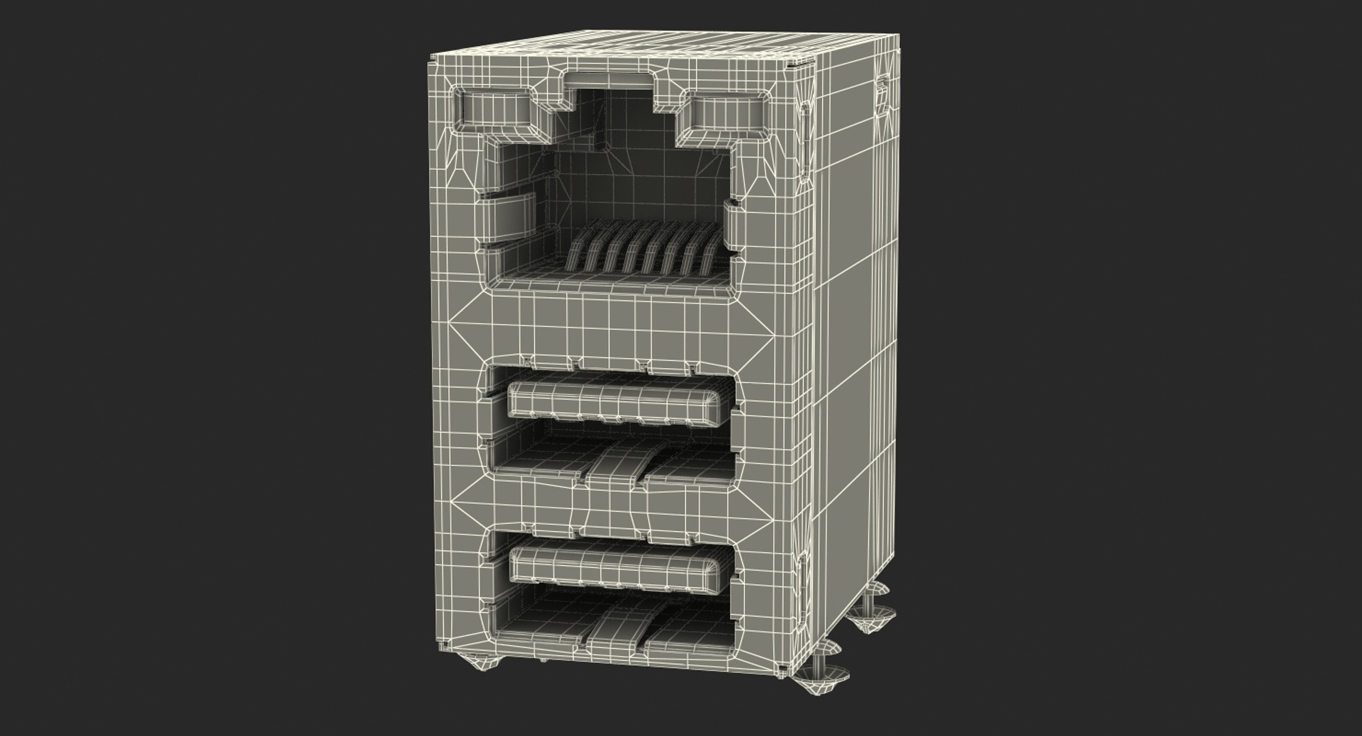 3D Lan Usb Connectror Model - TurboSquid 1428138