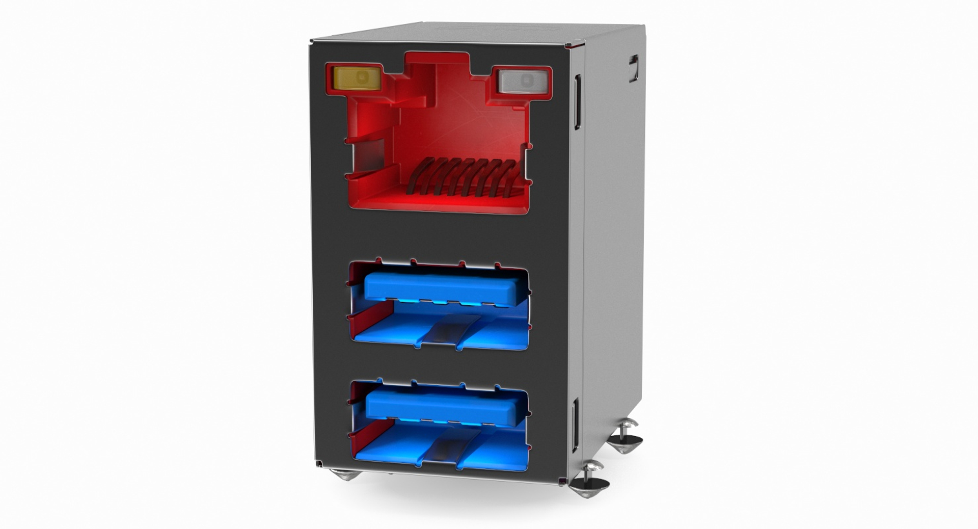 3D Lan Usb Connectror Model - TurboSquid 1428138