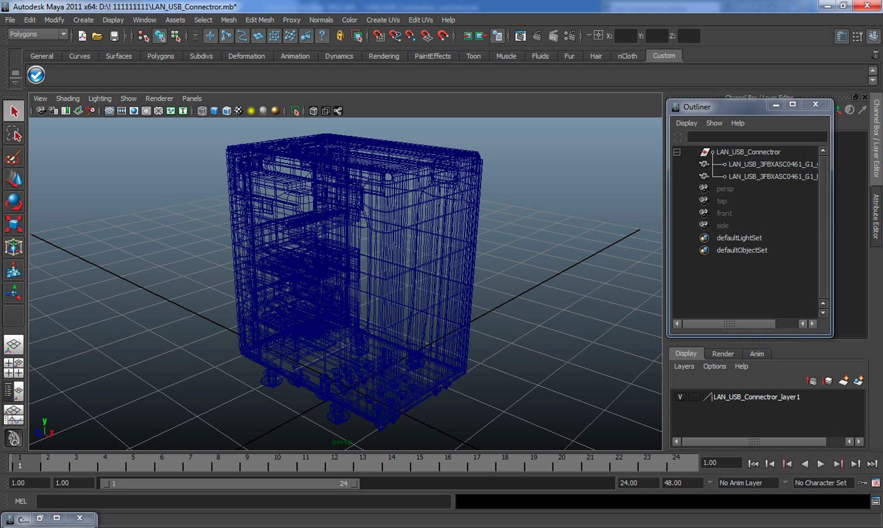 3D Lan Usb Connectror Model - TurboSquid 1428138