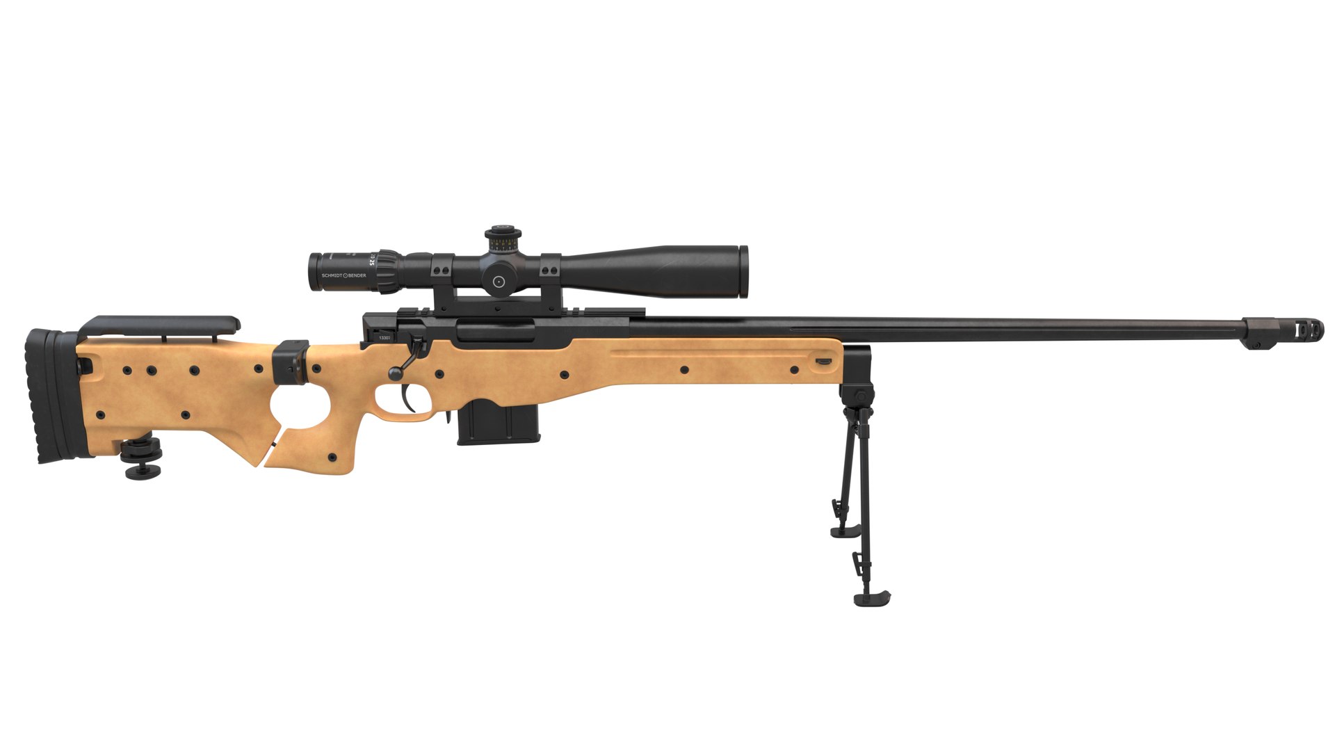 L115a3 Sniper Rifle 3D Model - TurboSquid 1450683