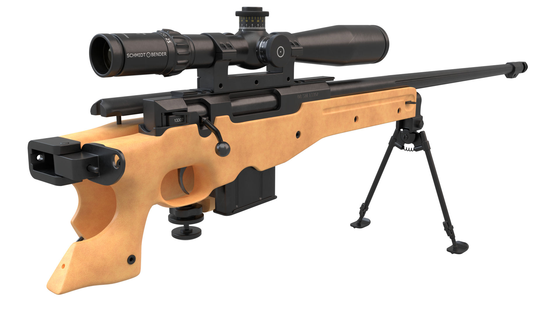 L115A3 AWP 저격 총 3D 모델 - TurboSquid 1450683