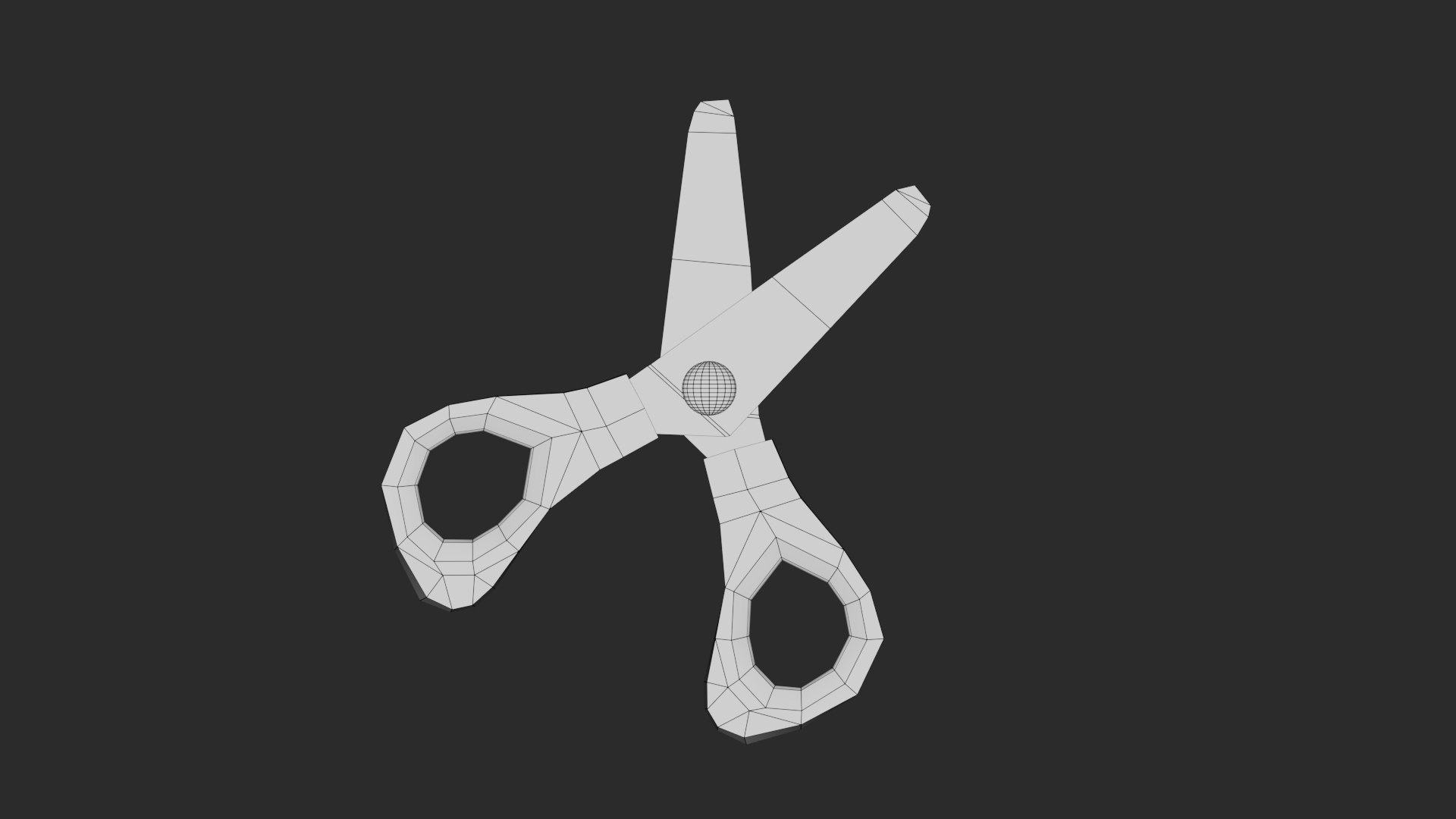 Cartoon Scissors 3D - TurboSquid 2118198