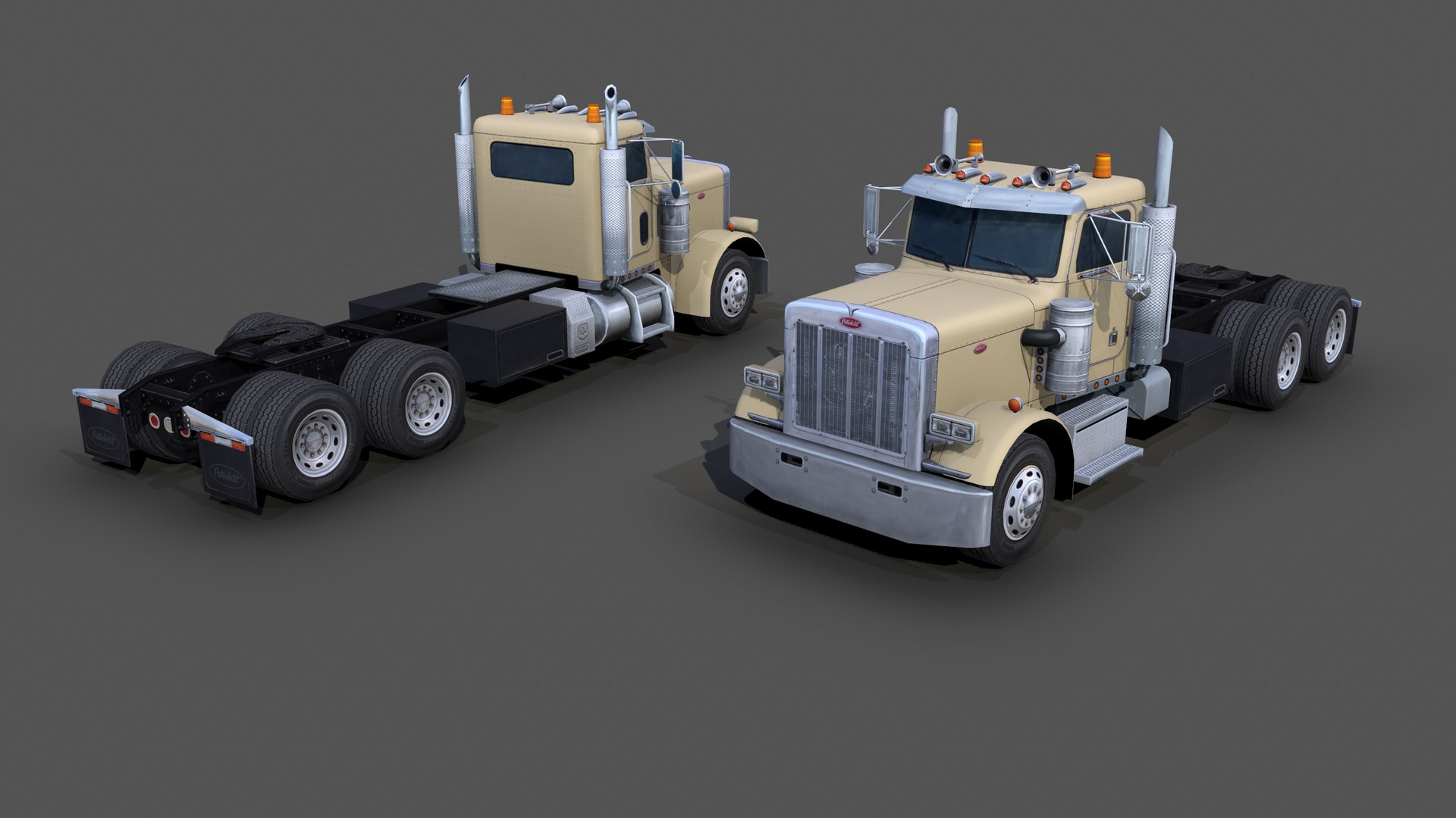 Peterbilt 359 1984 semi truck 3D model - TurboSquid 2089971