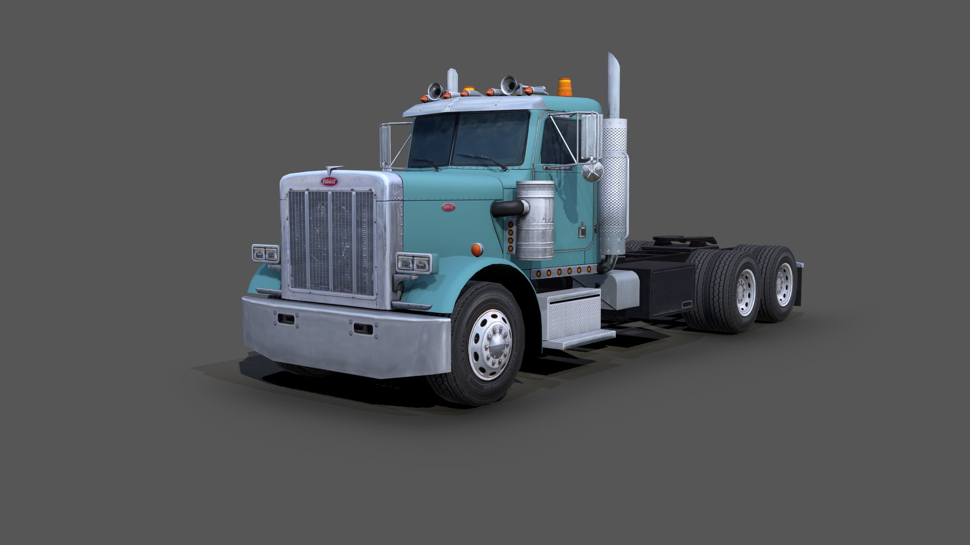 Peterbilt 359 1984 semi truck 3D model - TurboSquid 2089971