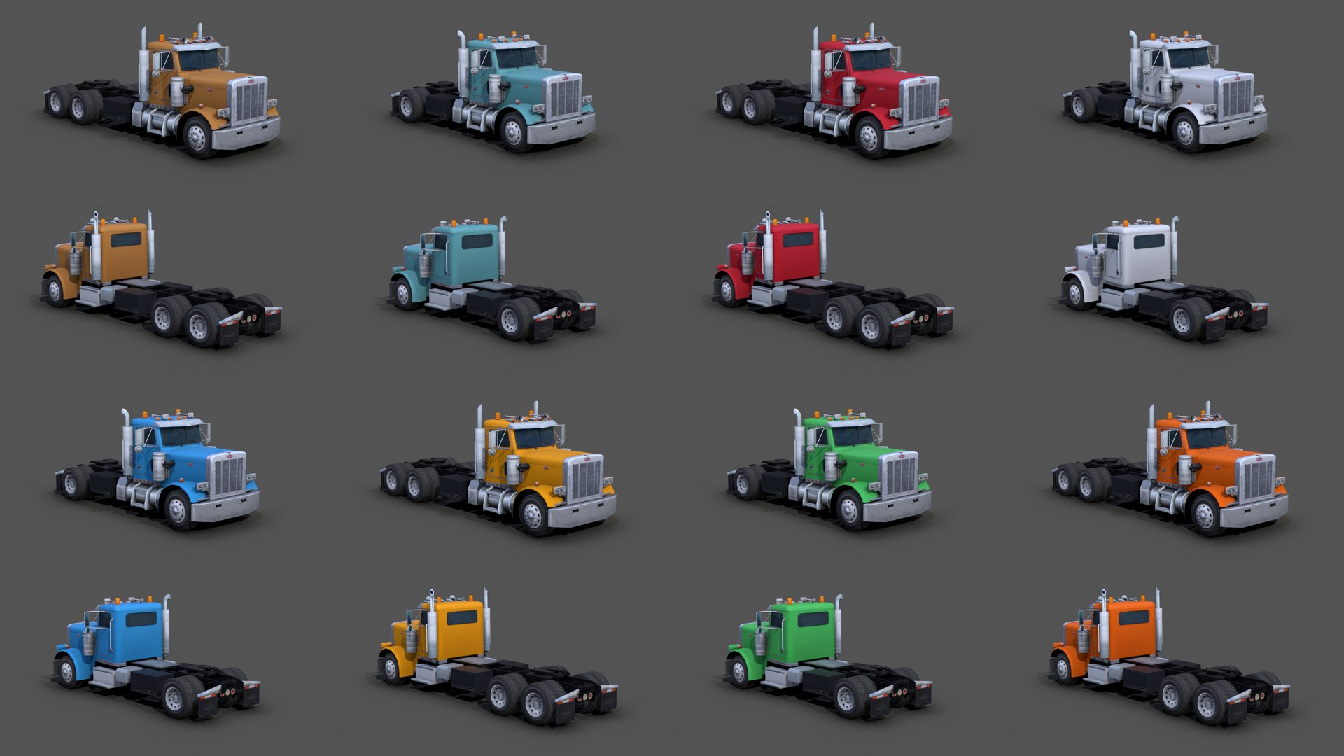 Peterbilt 359 1984 Semi Truck 3D Model - TurboSquid 2089971