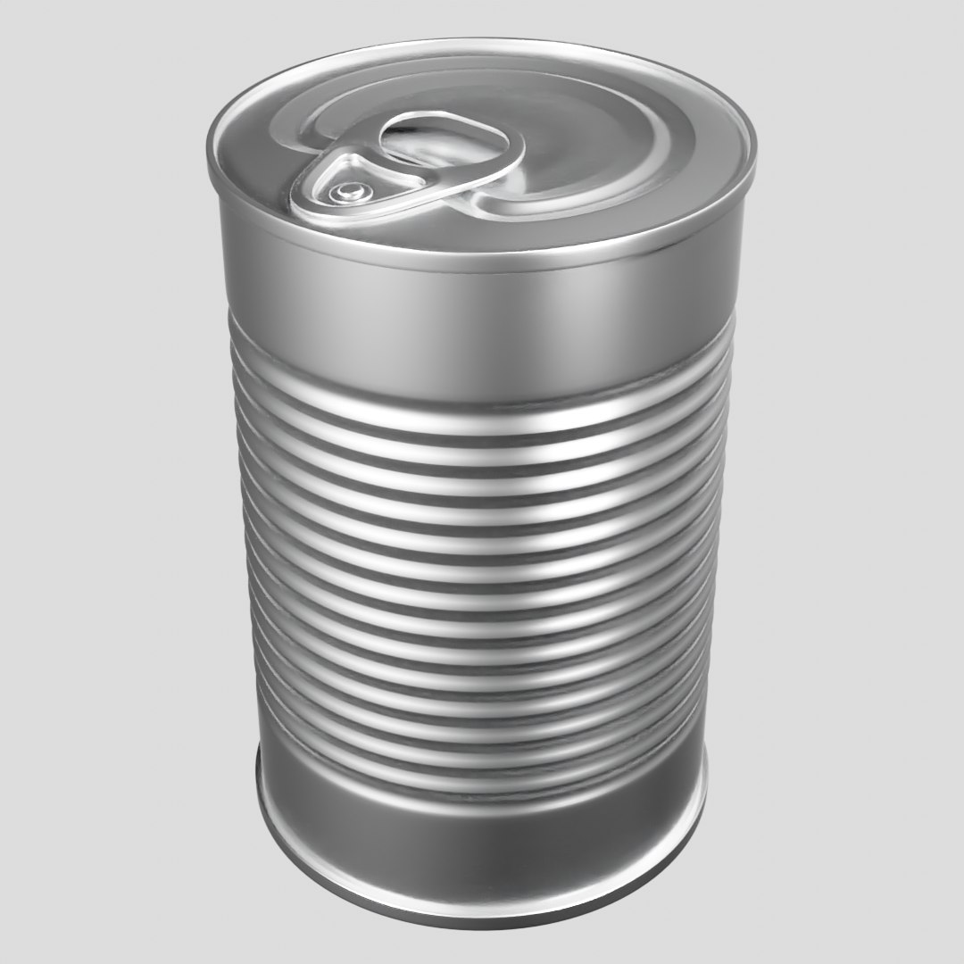 3D Realistic Tin Model - TurboSquid 1616719