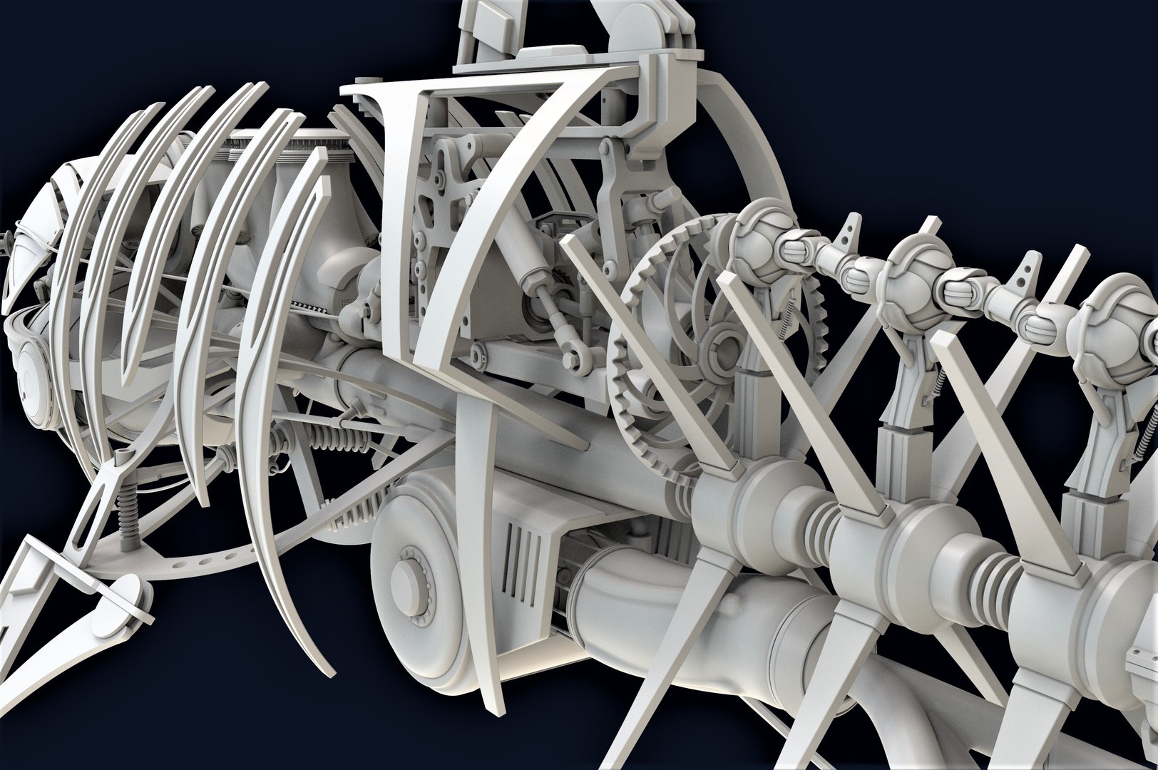 3D Metal robot shark - TurboSquid 1725060