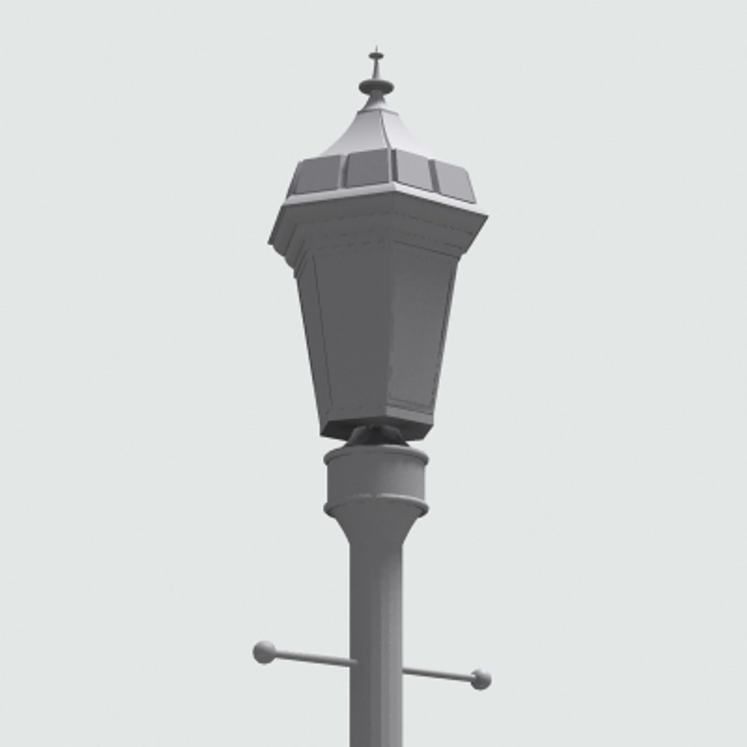 3ds Max Victorian Street Lamp
