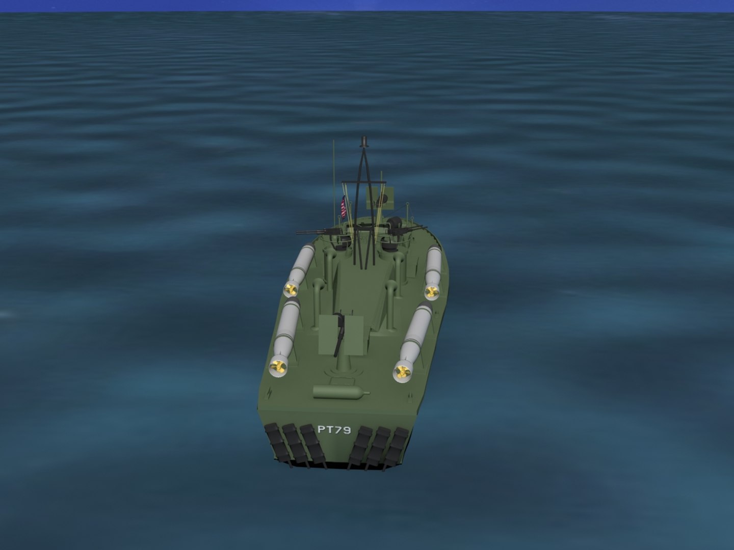 3d Model Of Boat Pt Higgins Classes