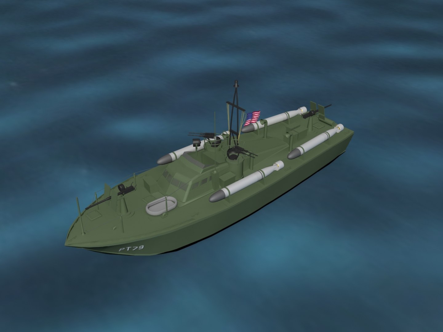 3d Model Of Boat Pt Higgins Classes