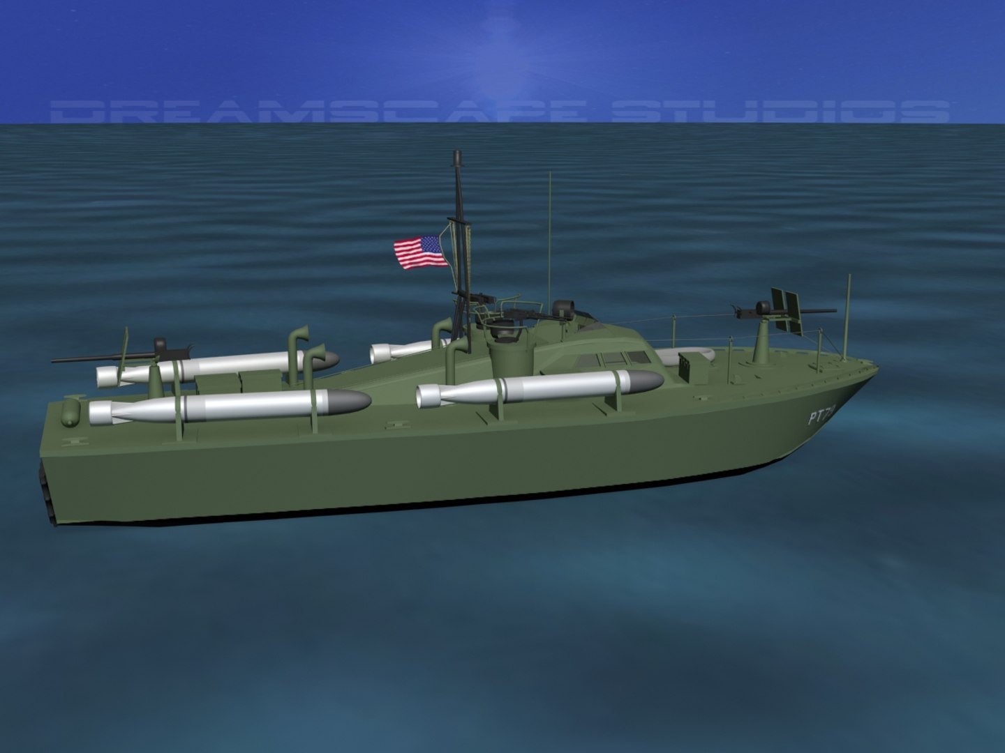 3d Model Of Boat Pt Higgins Classes