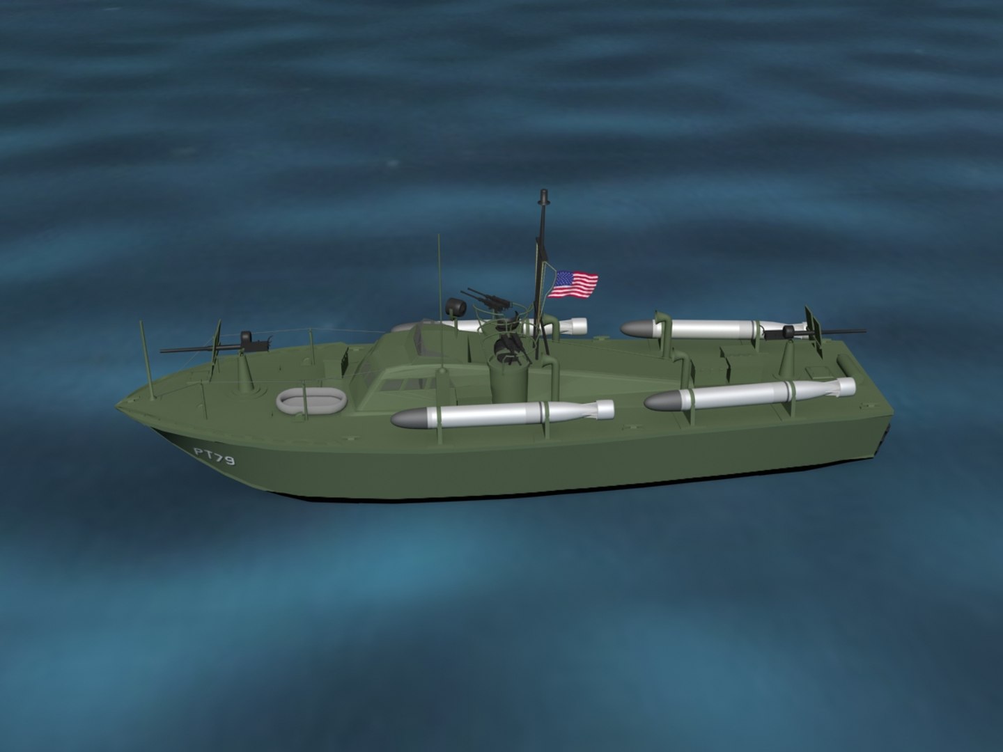 3d Model Of Boat Pt Higgins Classes