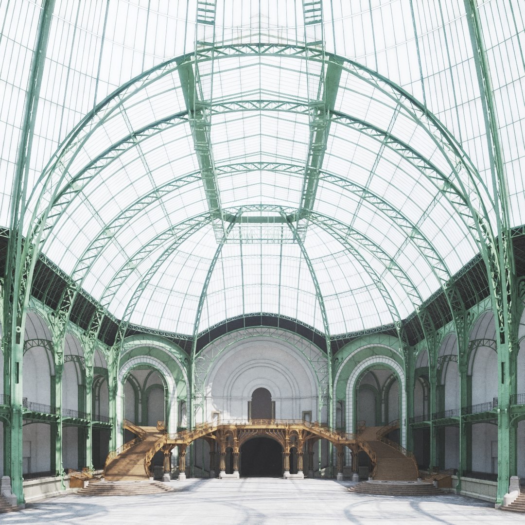Detailed Grand Palais 3D Model - TurboSquid 1774266