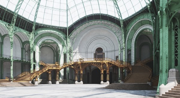 Detailed Grand Palais 3D model - TurboSquid 1774266