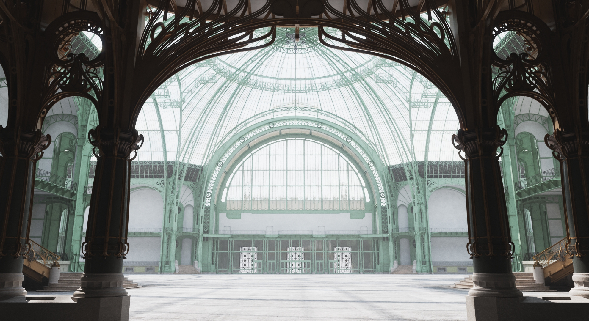 Detailed Grand Palais 3D model - TurboSquid 1774266