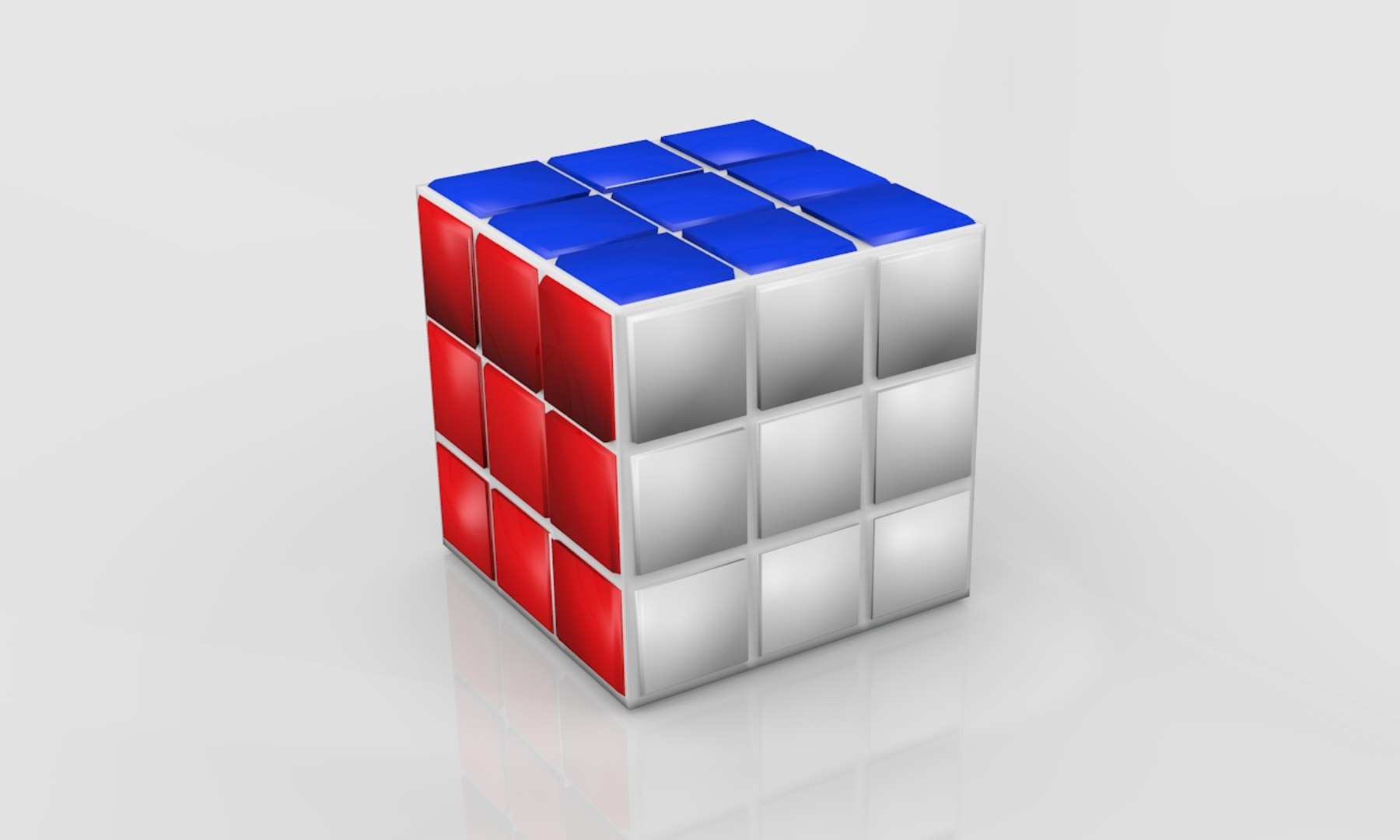 3d Model Of Rubic S Cube