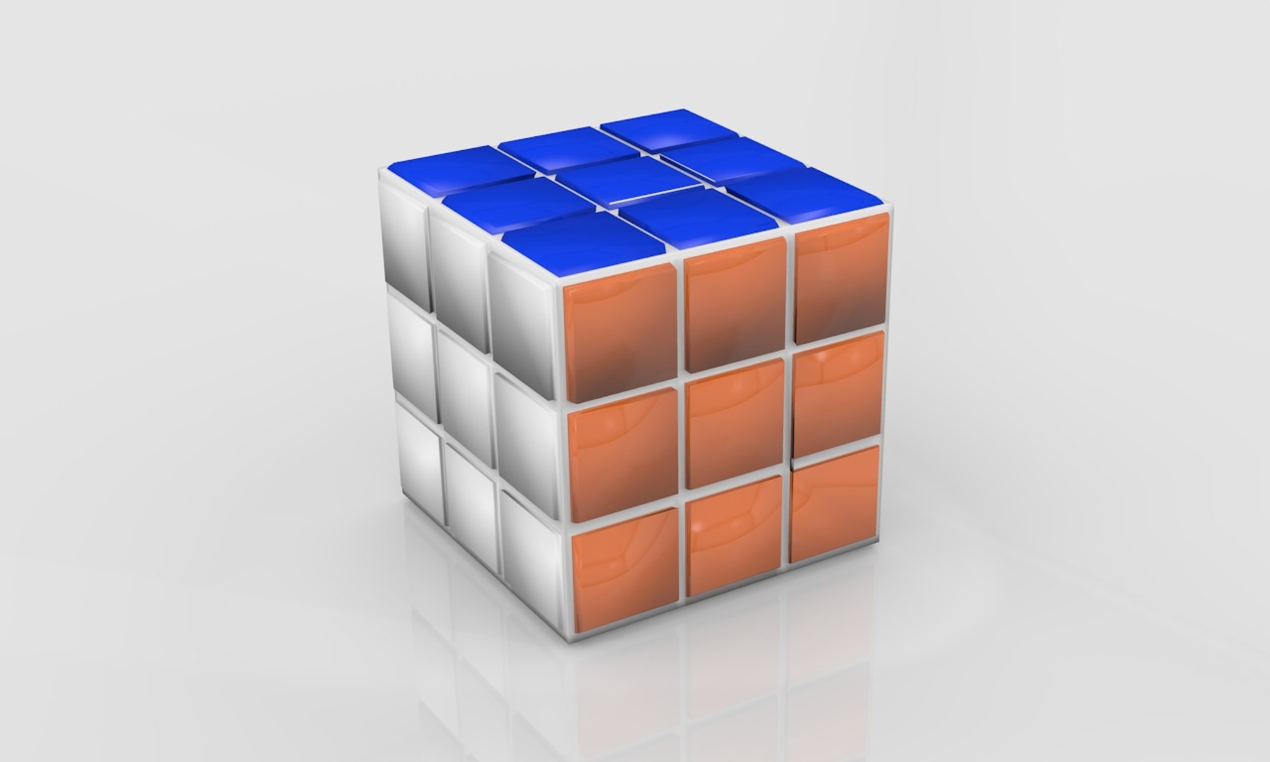 3d Model Of Rubic S Cube