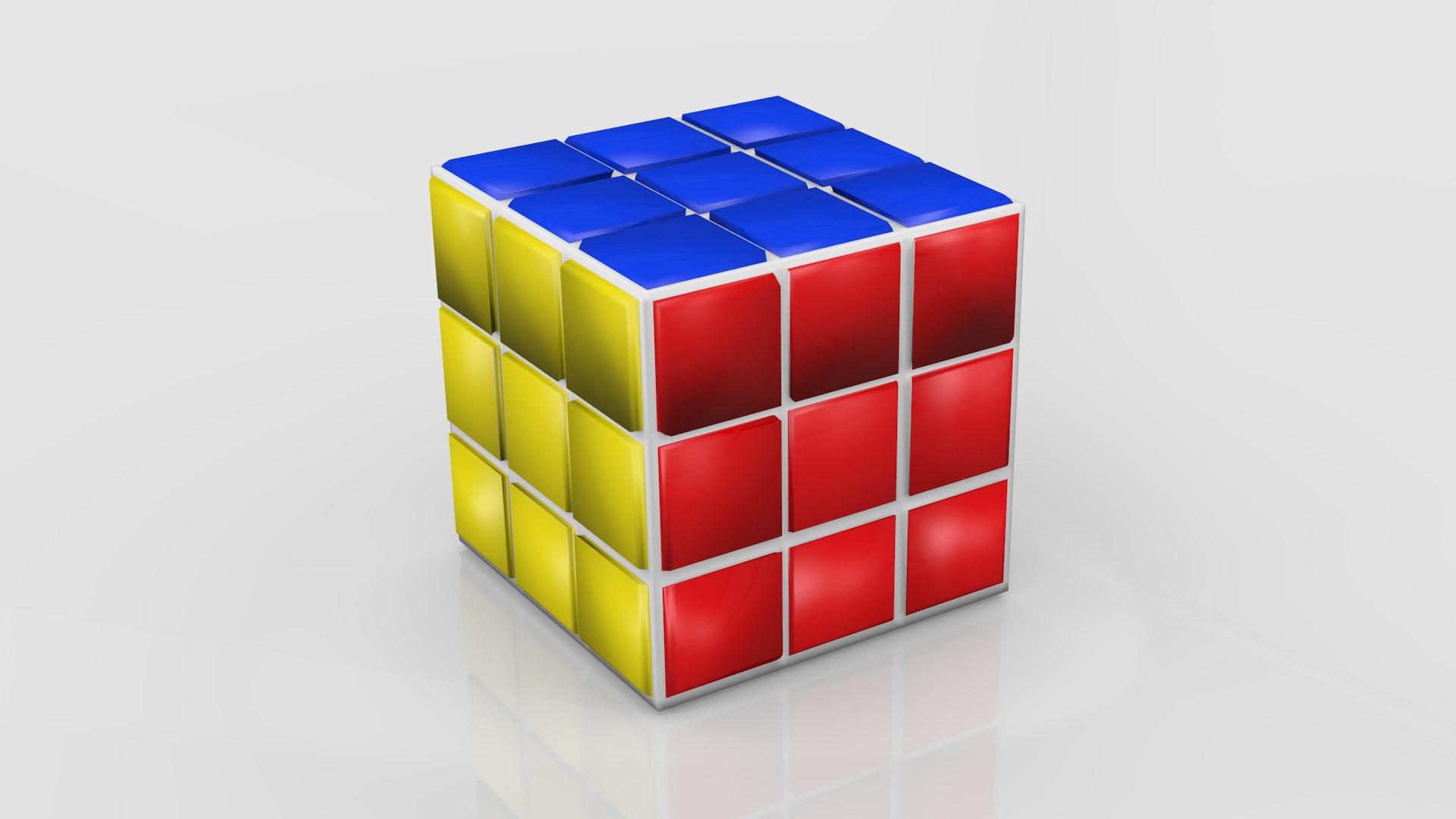 3d Model Of Rubic S Cube