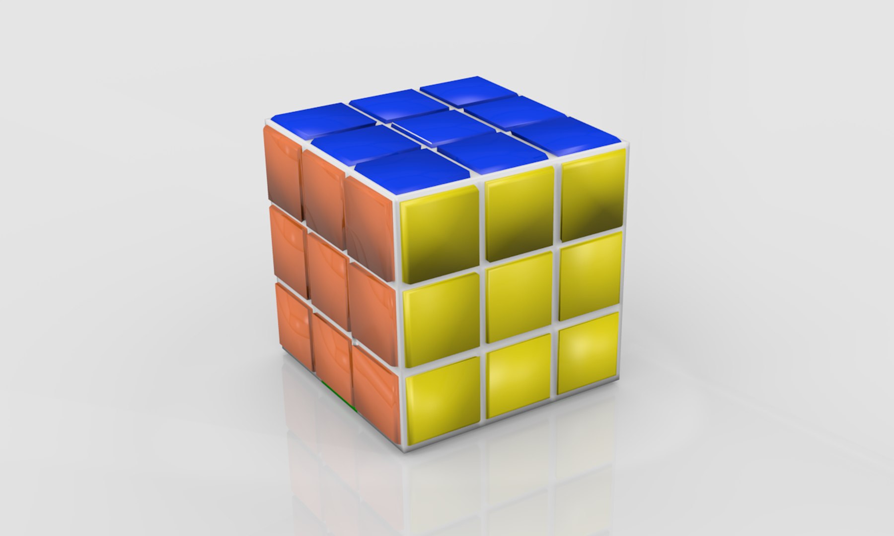 3d Model Of Rubic S Cube