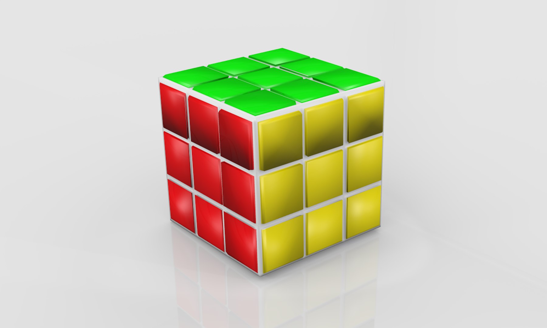 3d Model Of Rubic S Cube