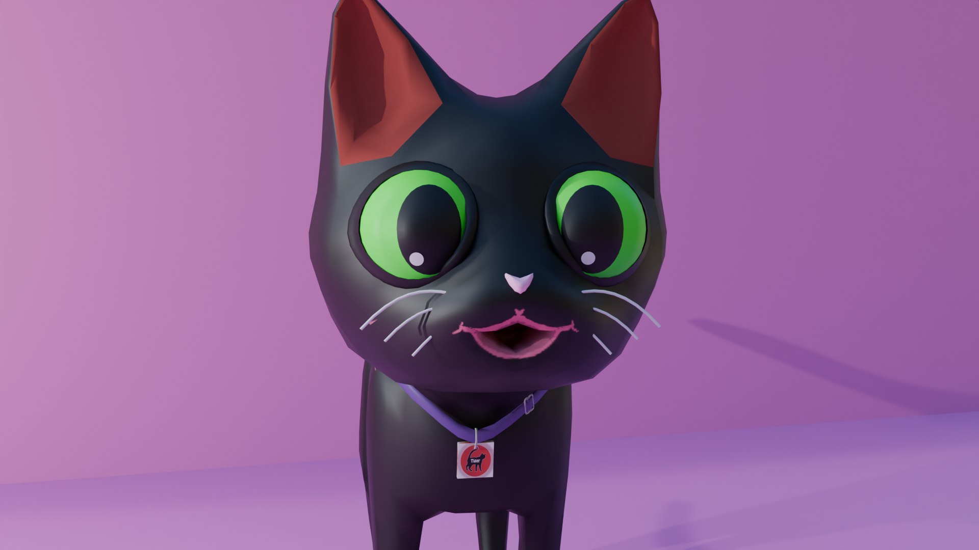 3D Black cat model - TurboSquid 2169743