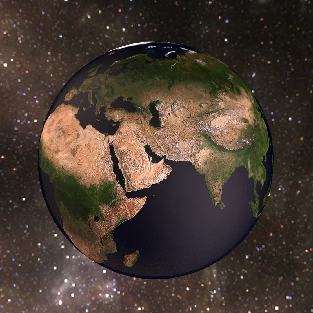 Planet Earth 3d Max