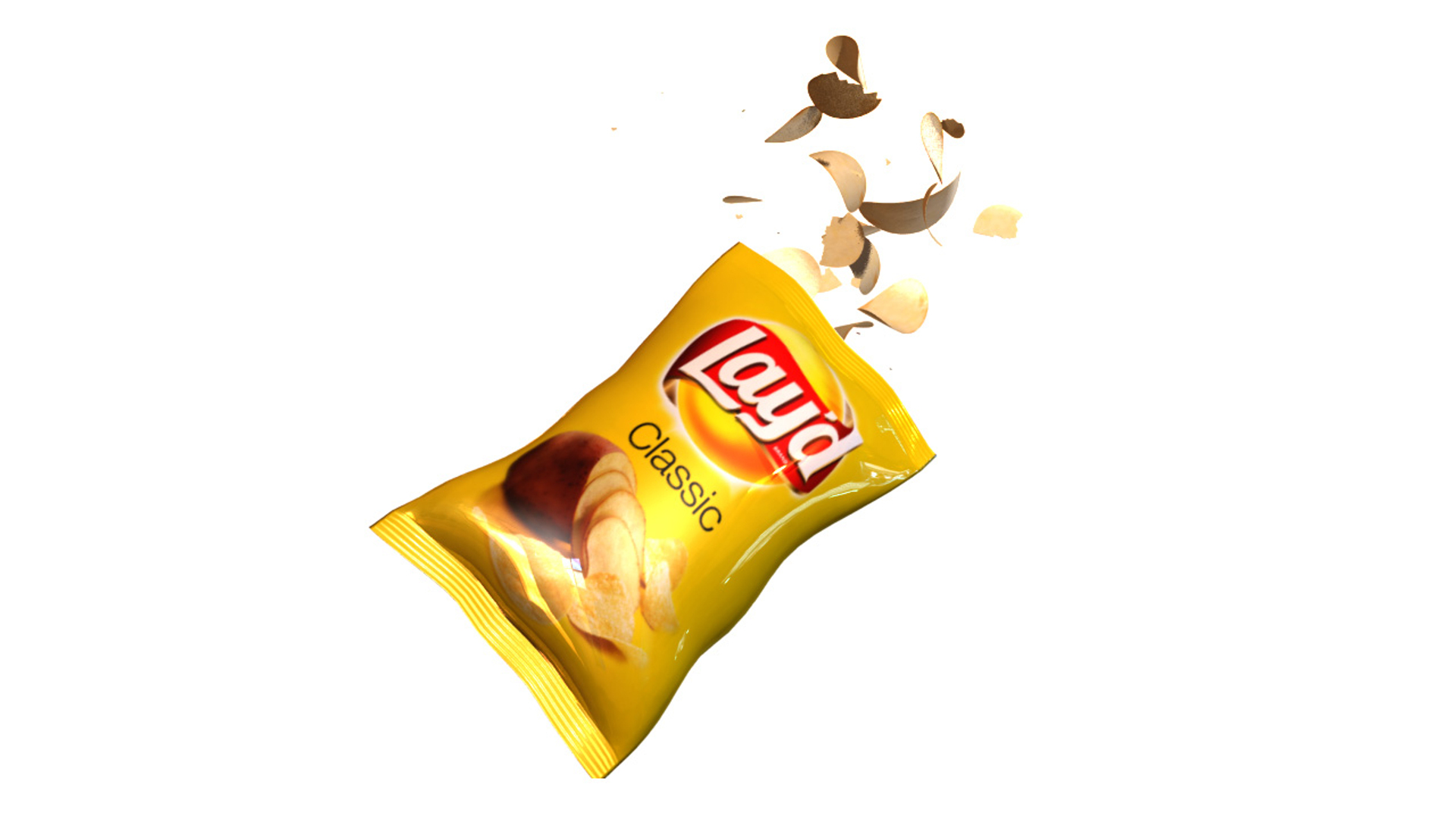 3D Potato Chip Matrix Model - TurboSquid 1232185