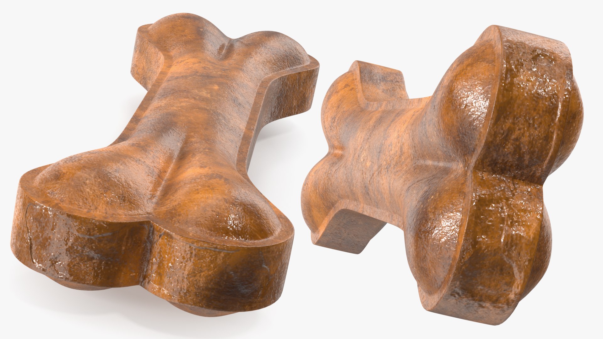 Dog Bone Treat Small Dark 3D Model - TurboSquid 2174329