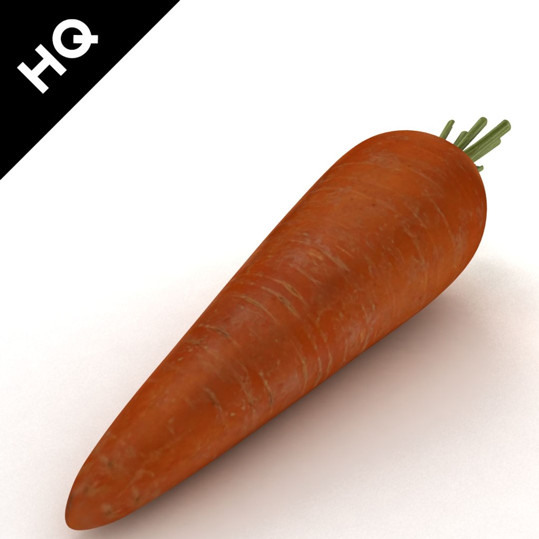 Carrot 3d Obj