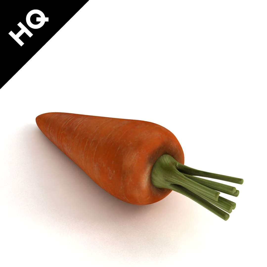 Carrot 3d Obj