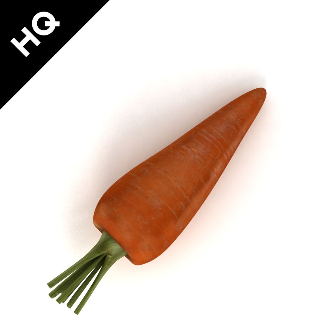 Carrot 3d Obj