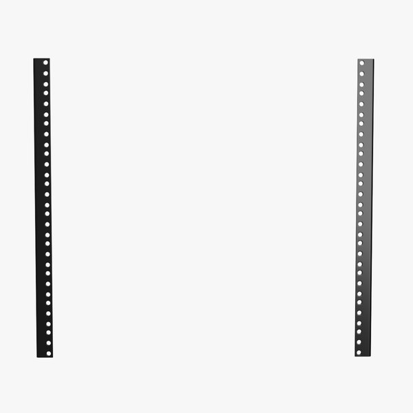 19-inch rack mount rails 3D model - TurboSquid 1307936