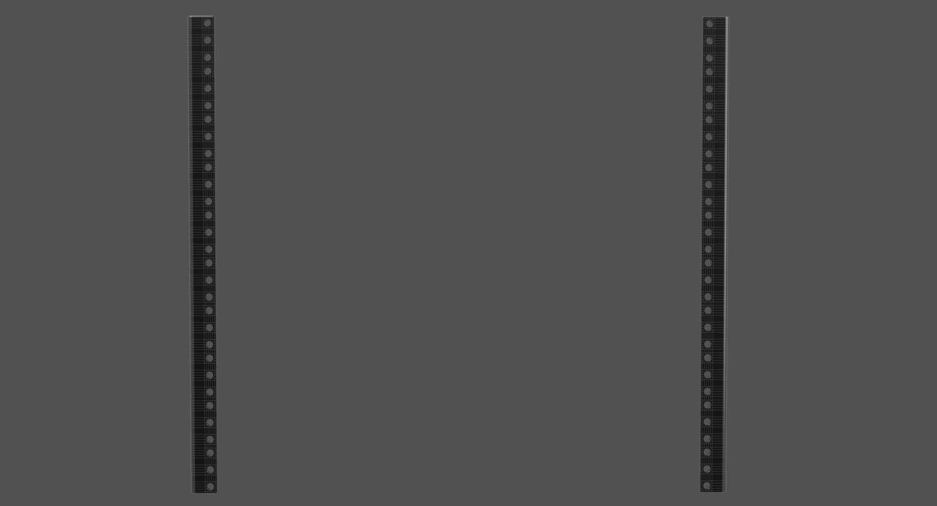 19-inch Rack Mount Rails 3D Model - TurboSquid 1307936