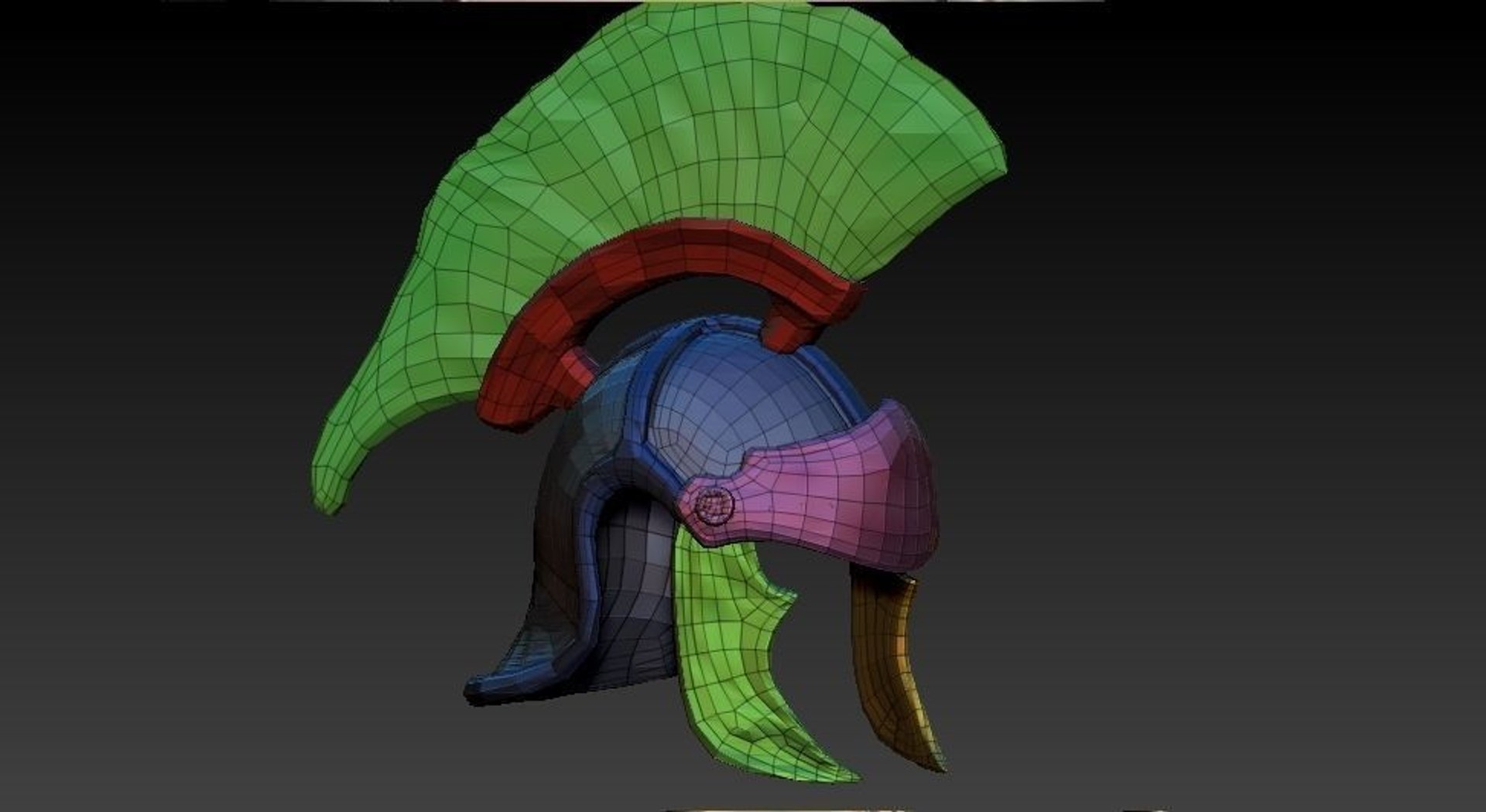 Roman Helmet 3D Model - TurboSquid 1385368