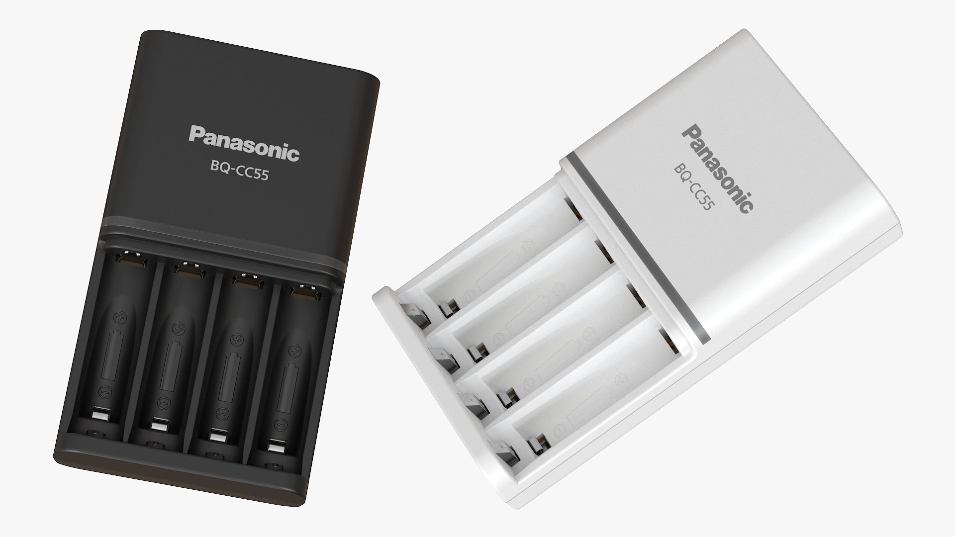 Battery Charger 01 Black And White 3D Model - TurboSquid 1962525